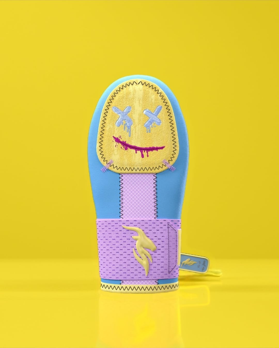 Goat’d Baseball Sliding Mitt – “Smile” Edition – Wrist & Hand ...