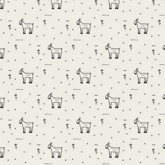 Art Gallery Fabrics Grazing Goats Cotton Fabric, Sold by the Quarter ...