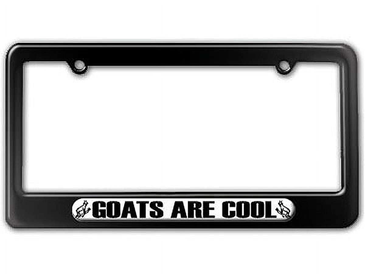 Goats Are Cool - Animal Love License Plate Frame - Walmart.com