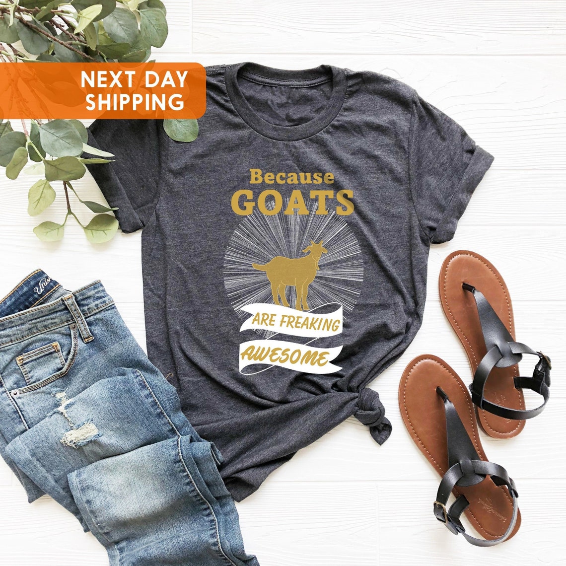 Goats Are Freaking Awesome, Goats Shirts, Farm Animal Shirt, Goats ...
