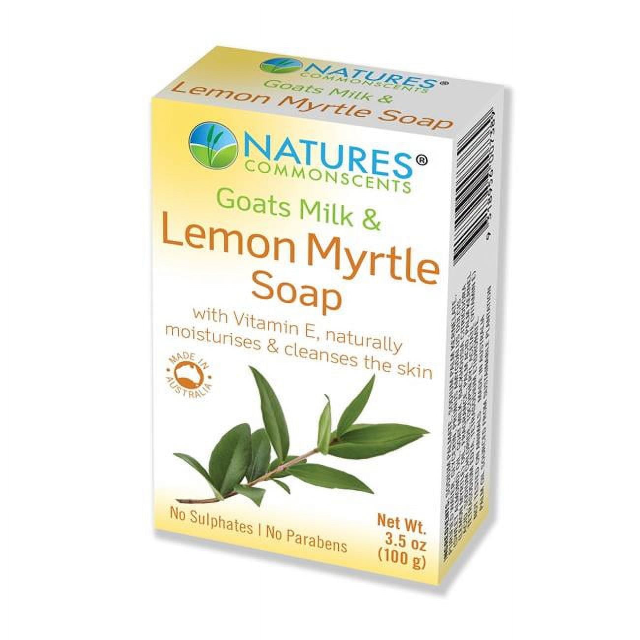 Goats Milk & Lemon Myrtle Soap - Pack of 3 - Walmart.com