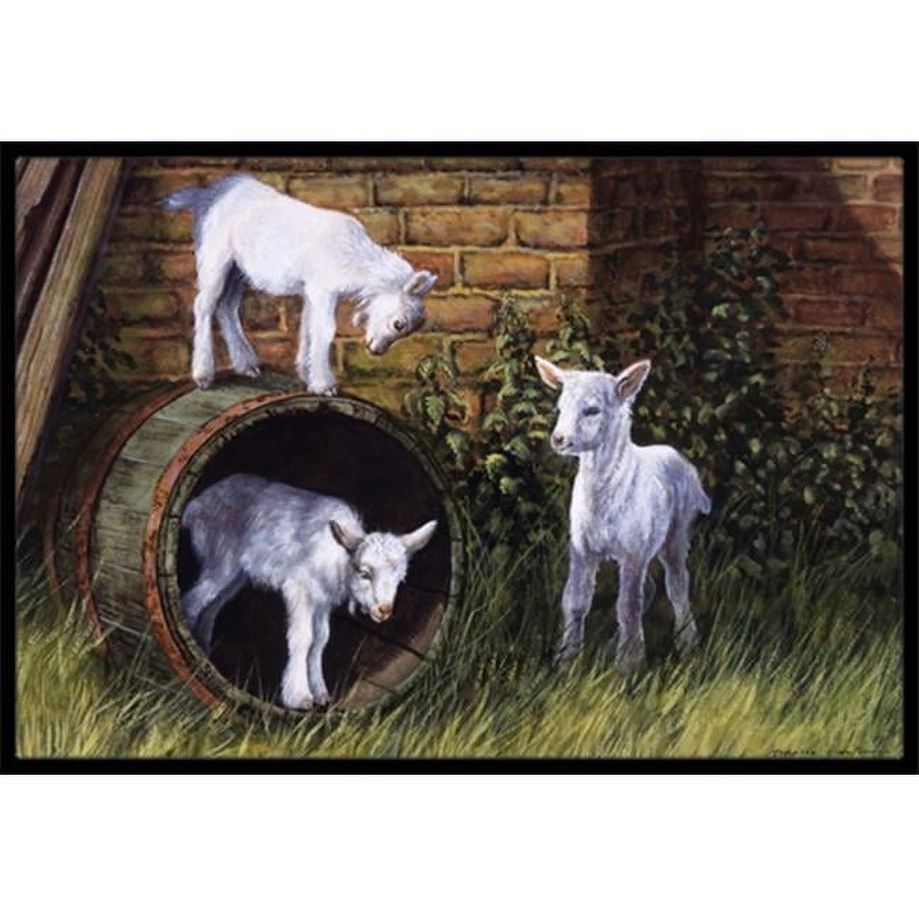 Goats by Daphne Baxter Indoor or Outdoor Mat, 24 x 36 - Walmart.com