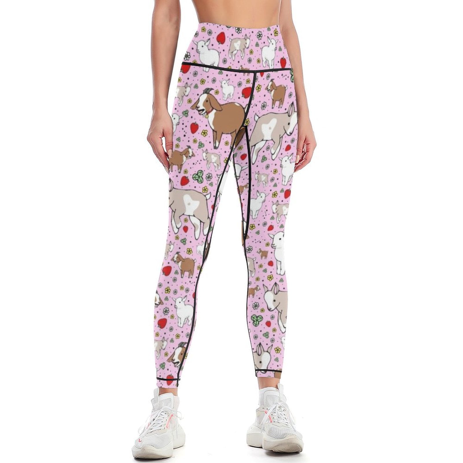 Goats in Pink Leggings leggins push up woman sportswear woman gym 2024 ...