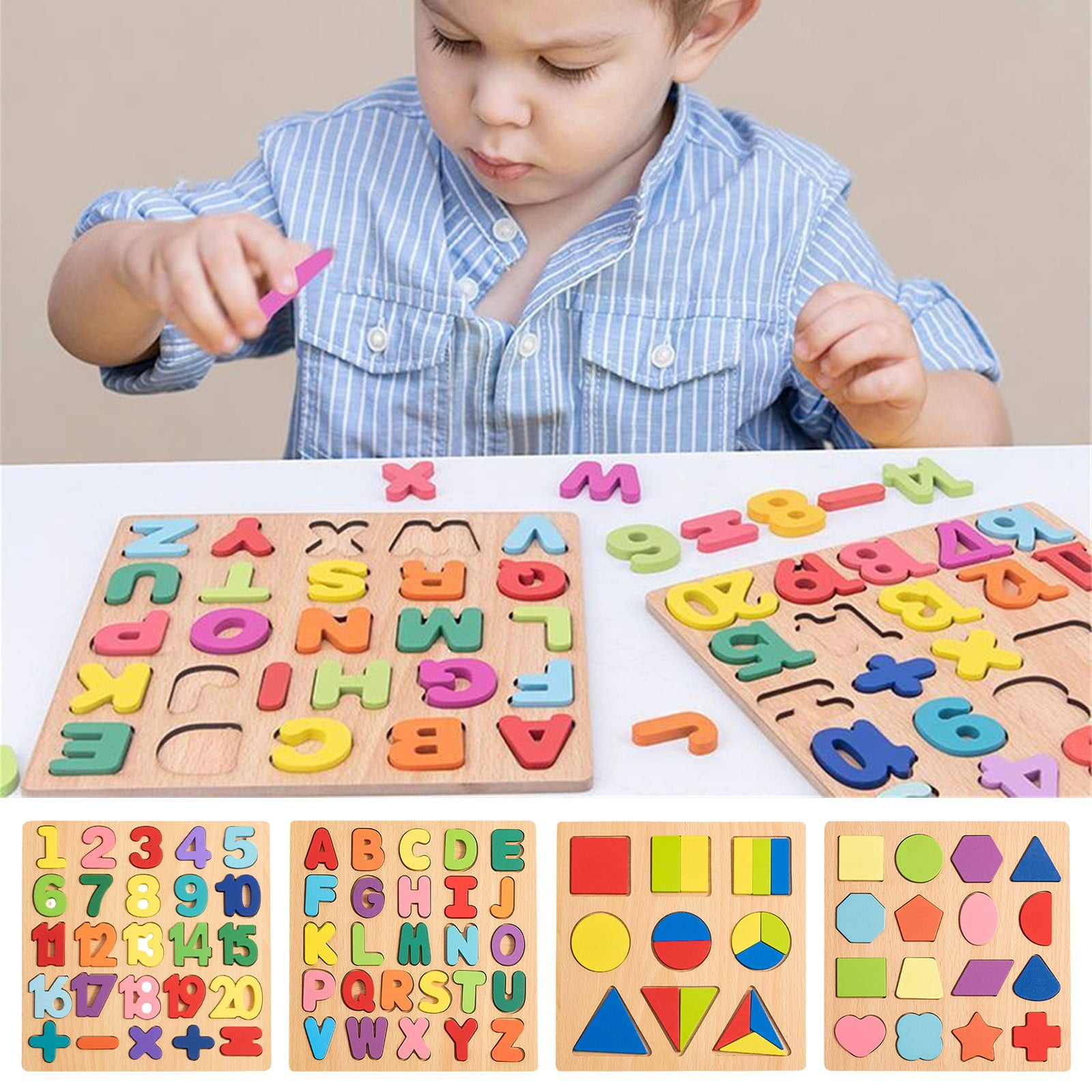 Goattoy Summer Savings Puzzles for Kids 3-6 Brain Development Games ...