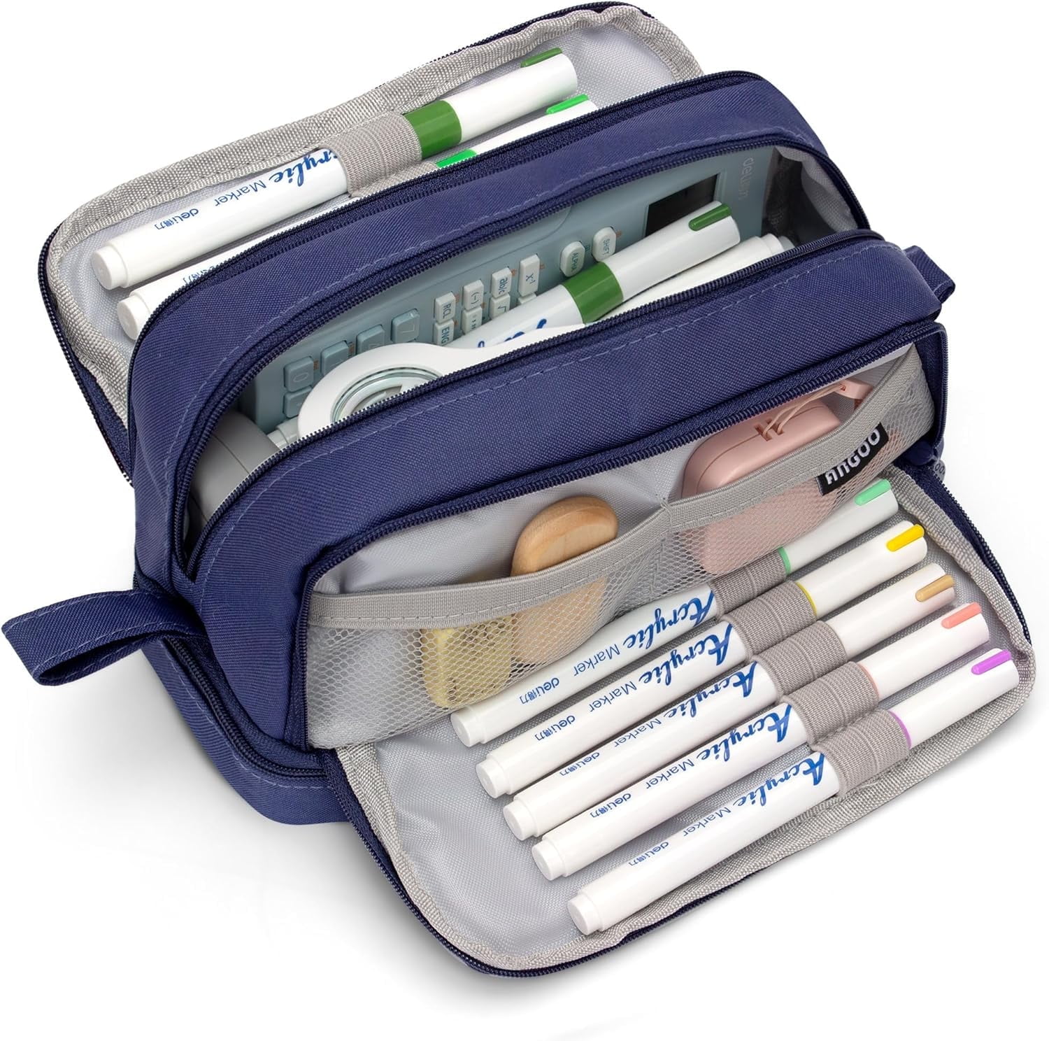 Goattoy Supplies 1 & under Large Capacity Pencil Pouch Extra Big Pencil ...