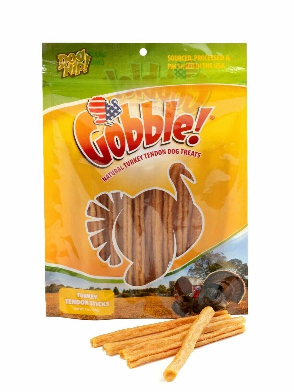 Free Shipping! Dog Nip 6-inch Turkey Tendon Sticks - Dehydrated High ...