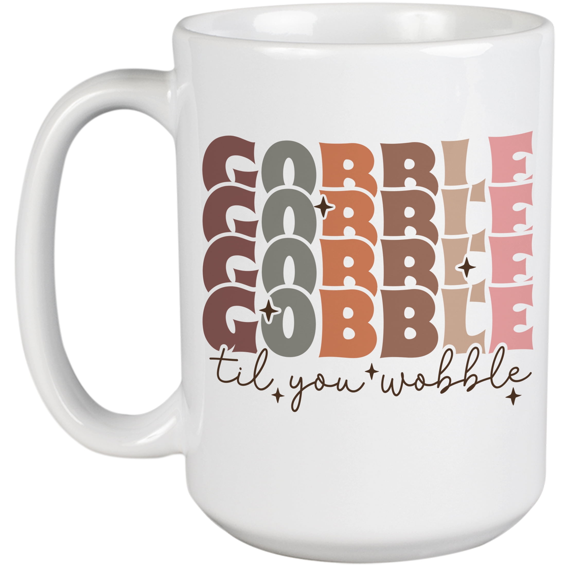Gobble, Gobble, Gobble, Gobble Til You Wobble, Thanksgiving Day Art ...