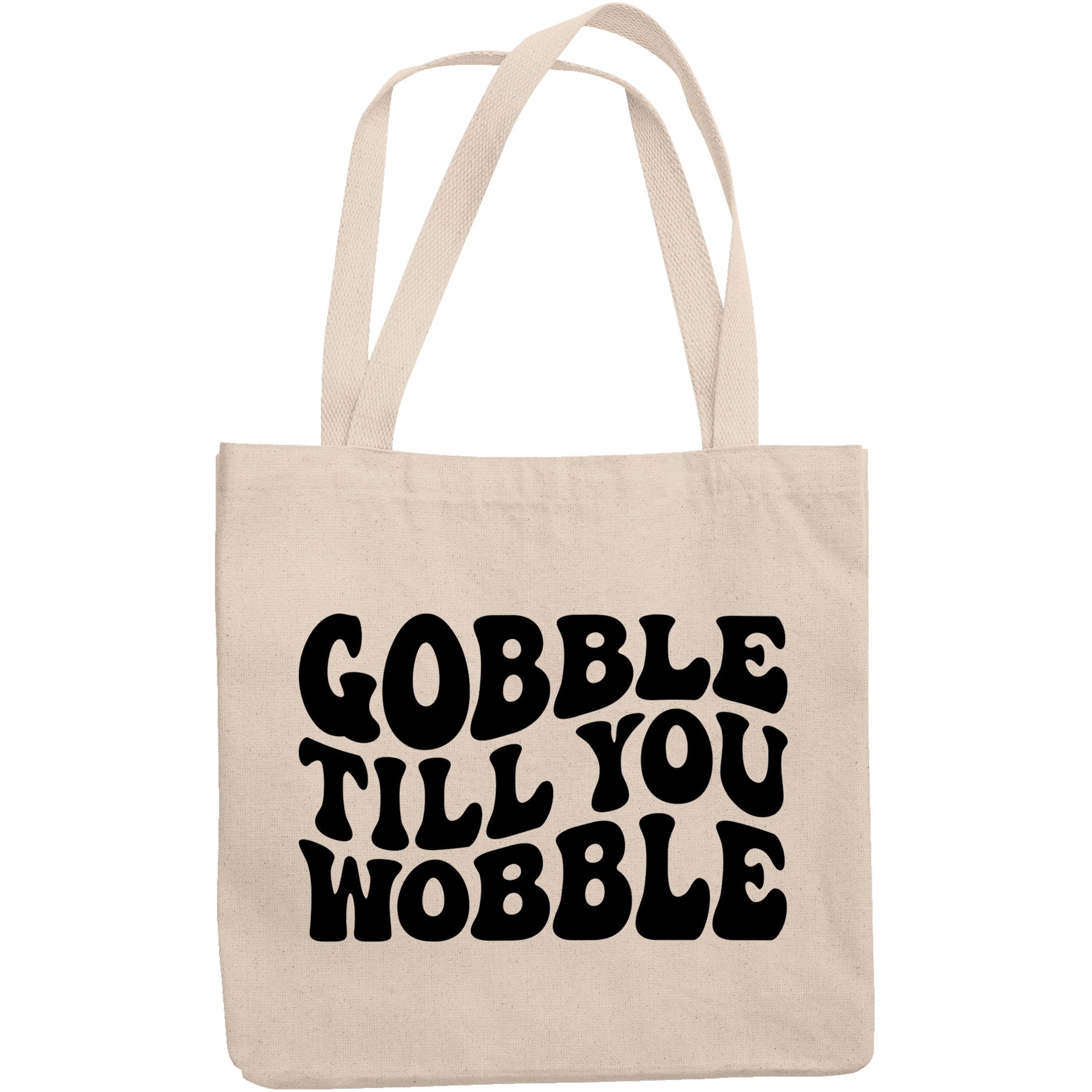 Gobble Till You Wobble, Thanksgiving Day, Groovy Retro Wavy Text Merch ...