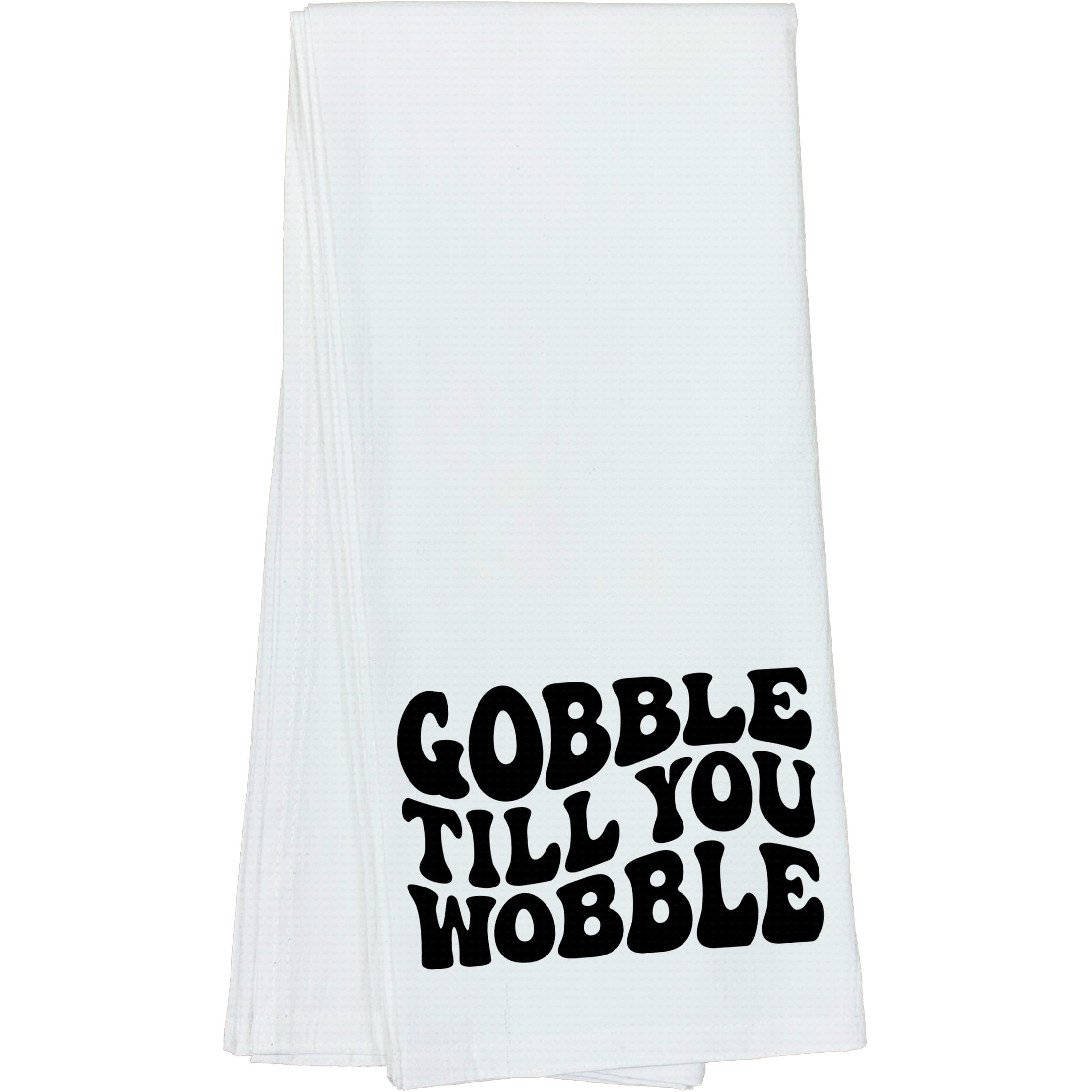 Gobble Till You Wobble, Thanksgiving Day, Groovy Retro Wavy Text Merch ...