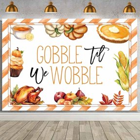 Big Dot of Happiness Happy Thanksgiving - Fall Harvest Party Bunting ...