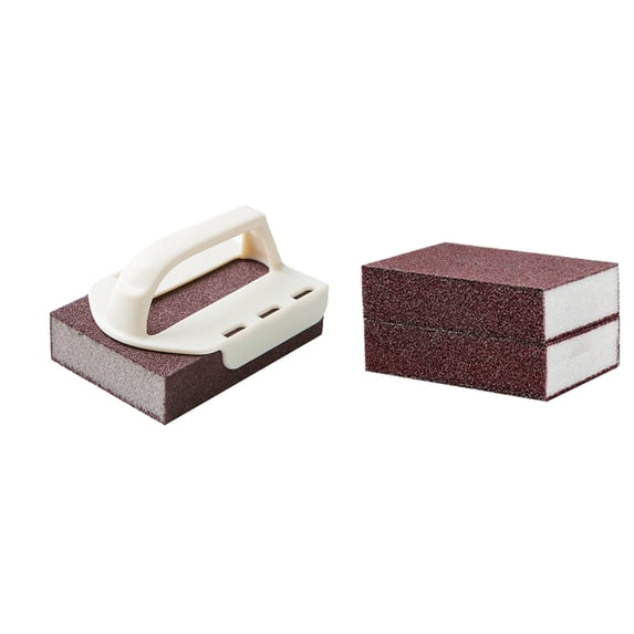 Gobehebe Replaceable Handle Diamond Abrasive Sponge Cleaner Eraser ...