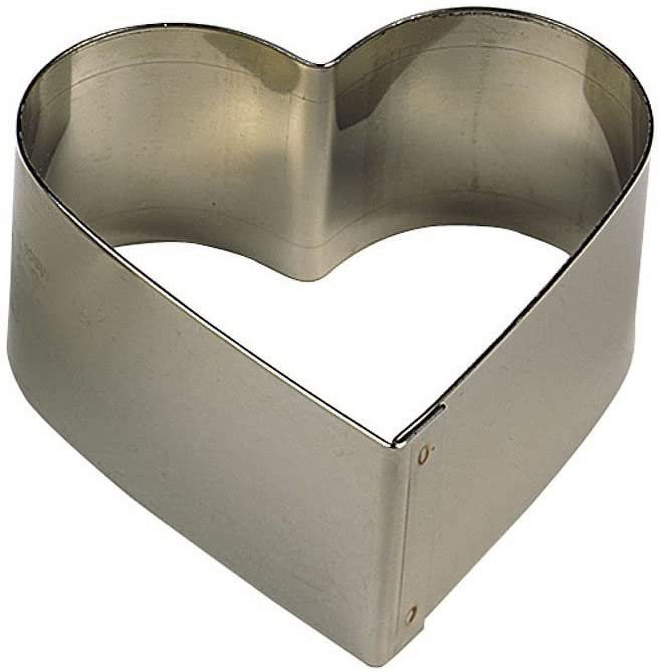Gobel 65 mm Stainless Steel Heart Nonnette Ring, Set of 6 - Walmart.com
