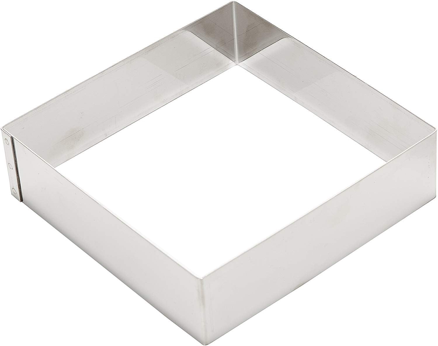 Gobel 863330 Stainless Steel Square Cake Ring 6-5/16 Inch x 6-5/16 Inch ...