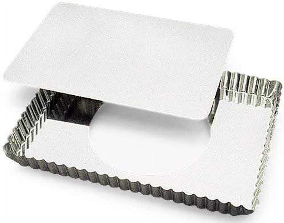 Gobel Rectangular Tart Mold 8" x 11-1/4" x 1" Deep with Loose Removable Bottom - Walmart.com
