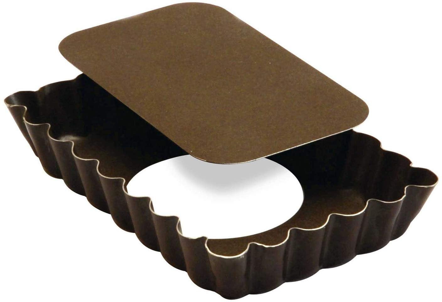 Gobel Small Rectangular Tart Pan Non Stick, Loose Removable Bottom ...