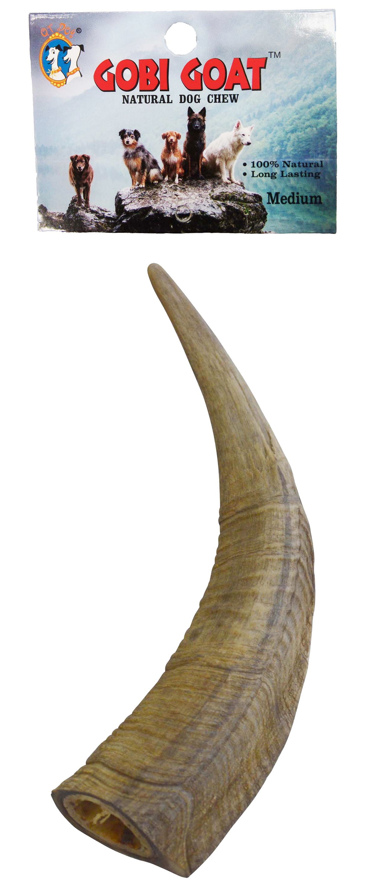 Gobi Goat Horn Dog Chew, Large - Walmart.com