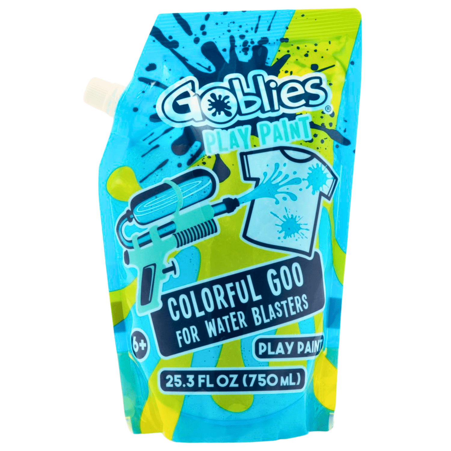 Goblies Play Paint for Water Blasters 25.3 fl. oz. (Blue) - Walmart.com