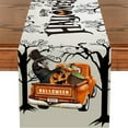 Goblin Halloween table Flag Black Forest Table Runner Thanksgiving Jack ...