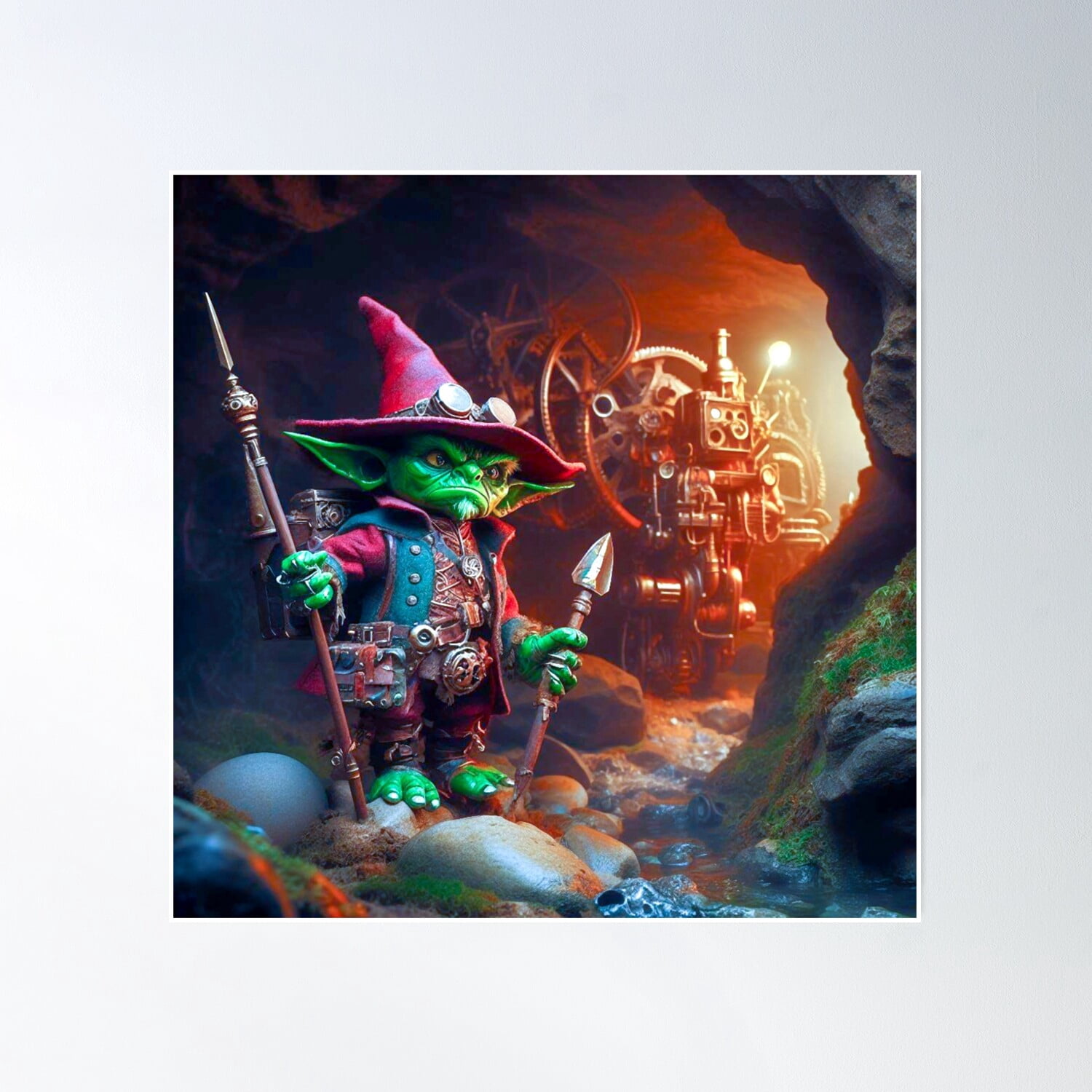 Goblin Mode - Adrian Poster Wall Art, Modern Wall Decor, 30x30 UNFRAMED ...