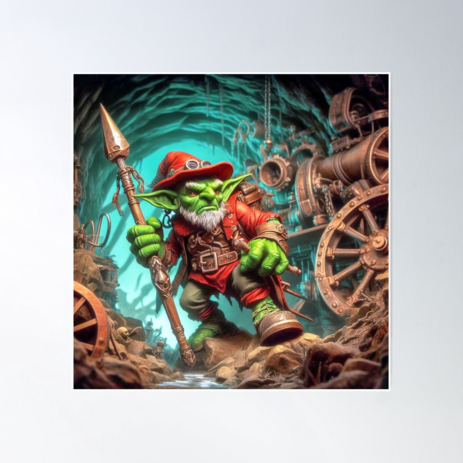 Goblin Mode - Elijah Poster Wall Art, Modern Wall Decor, 16x16 UNFRAMED ...