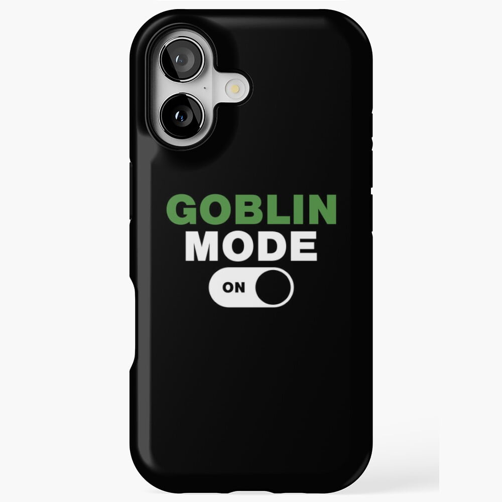 Goblin Mode Funny Thanksgiving Wordplay Art Design iPhone Case 17 ...