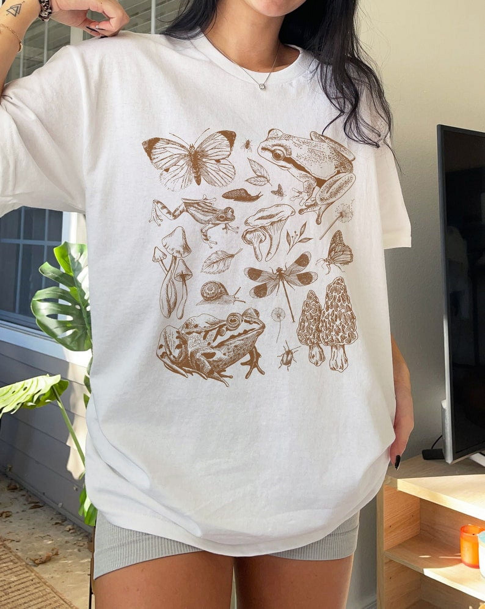 Goblincore Clothing Mushroom Shirt Dark Academia Clothing Light ...