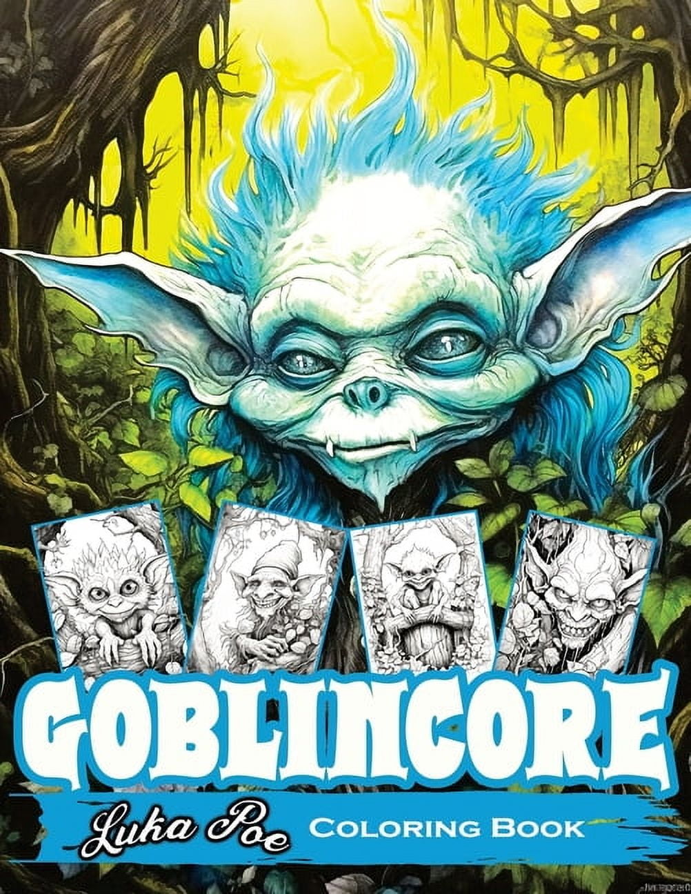 Goblincore Coloring Book: Magical Journey Through the Whispering Woods ...