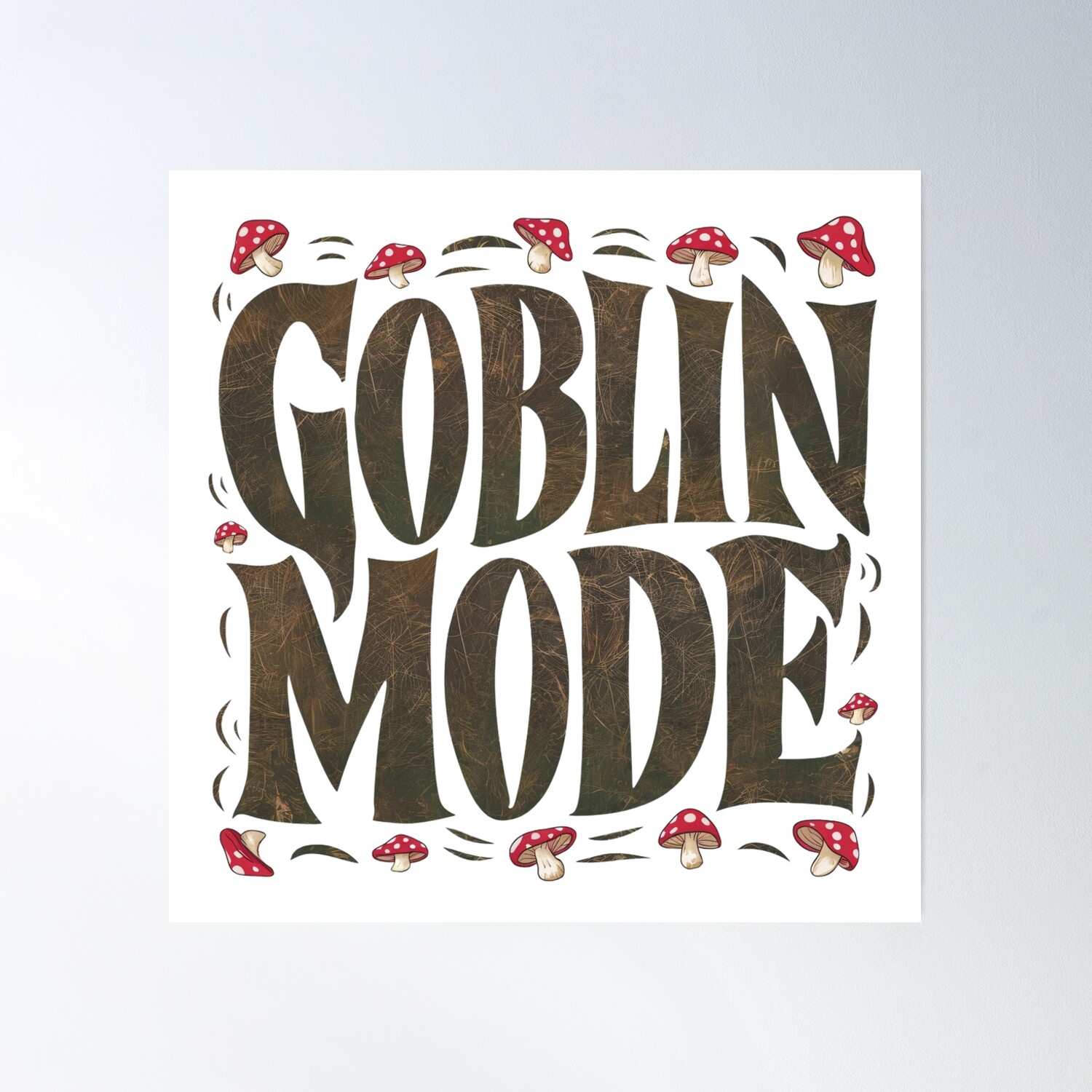 Goblincore Forest Creature - Foraging Red Mushrooms - Forestcore ...