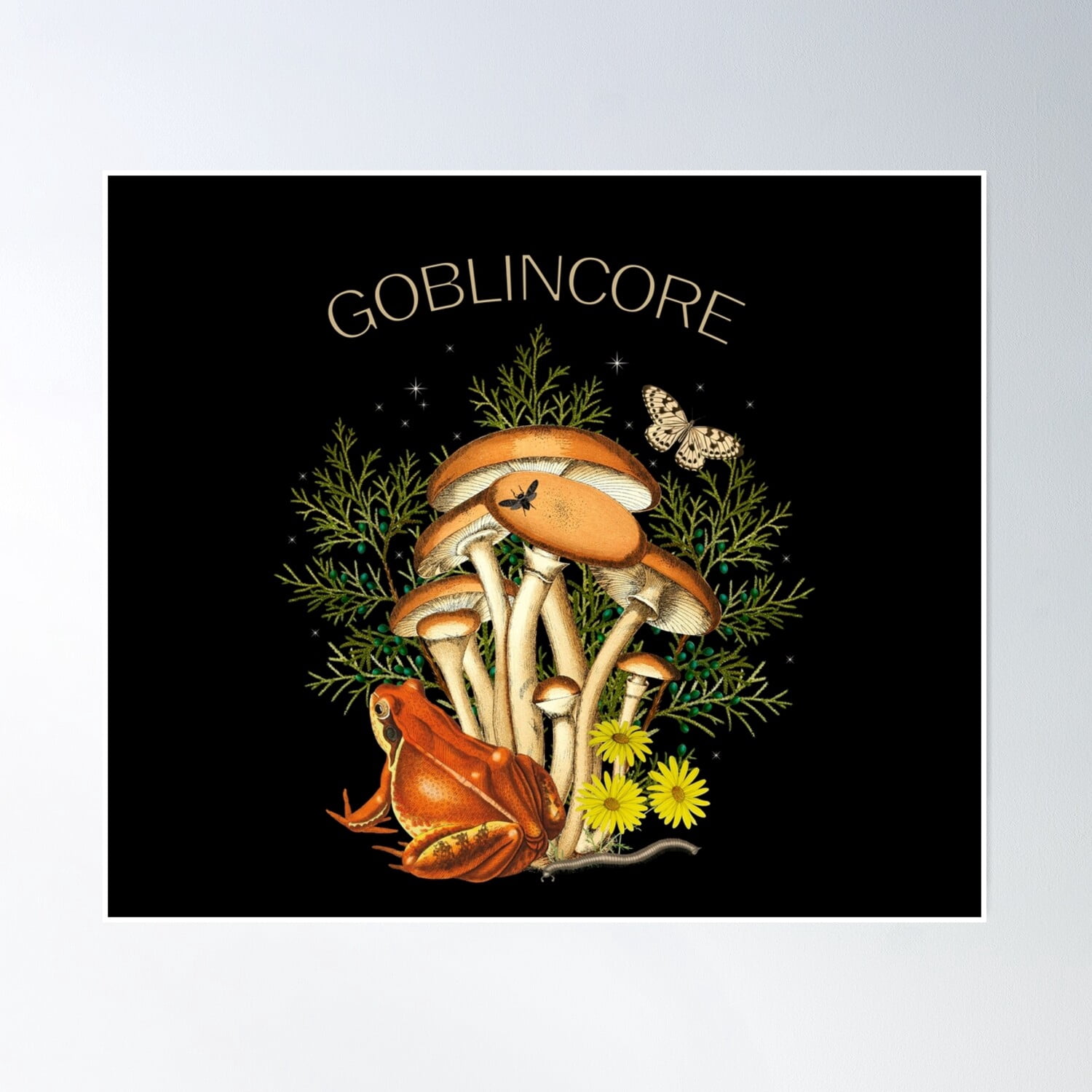 Goblincore Poster Wall Art, Modern Wall Decor, 24x36 UNFRAMED - Walmart.com