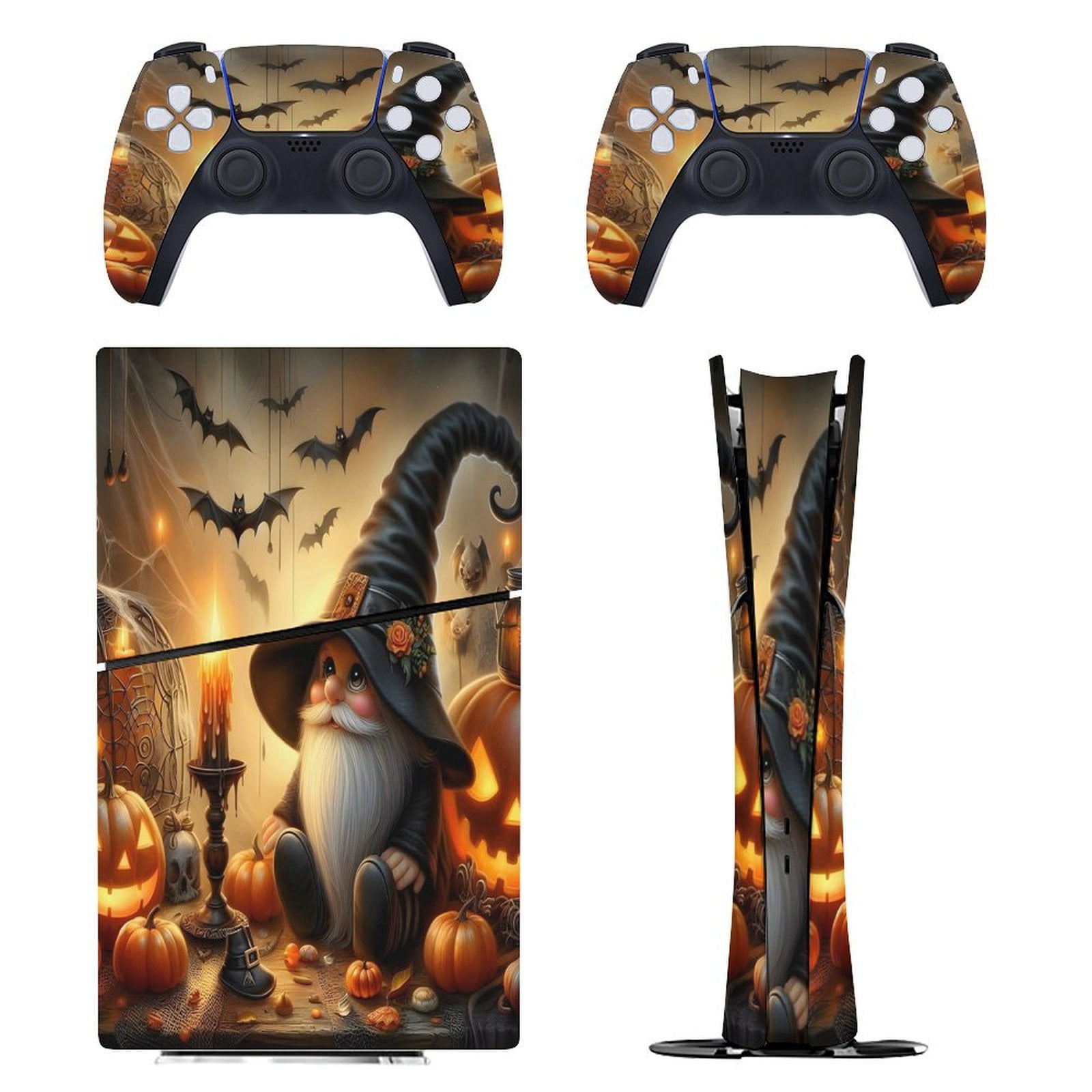 Goblins, Halloween, Candles PS5/PS5 Slim Digital Disc Skin Sticker For ...
