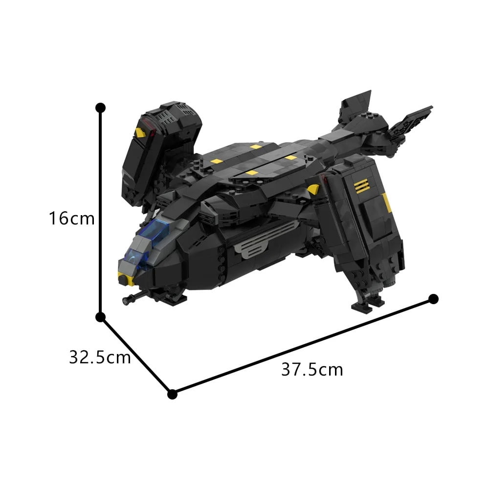 Gobricks MOC Helldivers 2 Super Destroyer Bricks Model Space Super ...