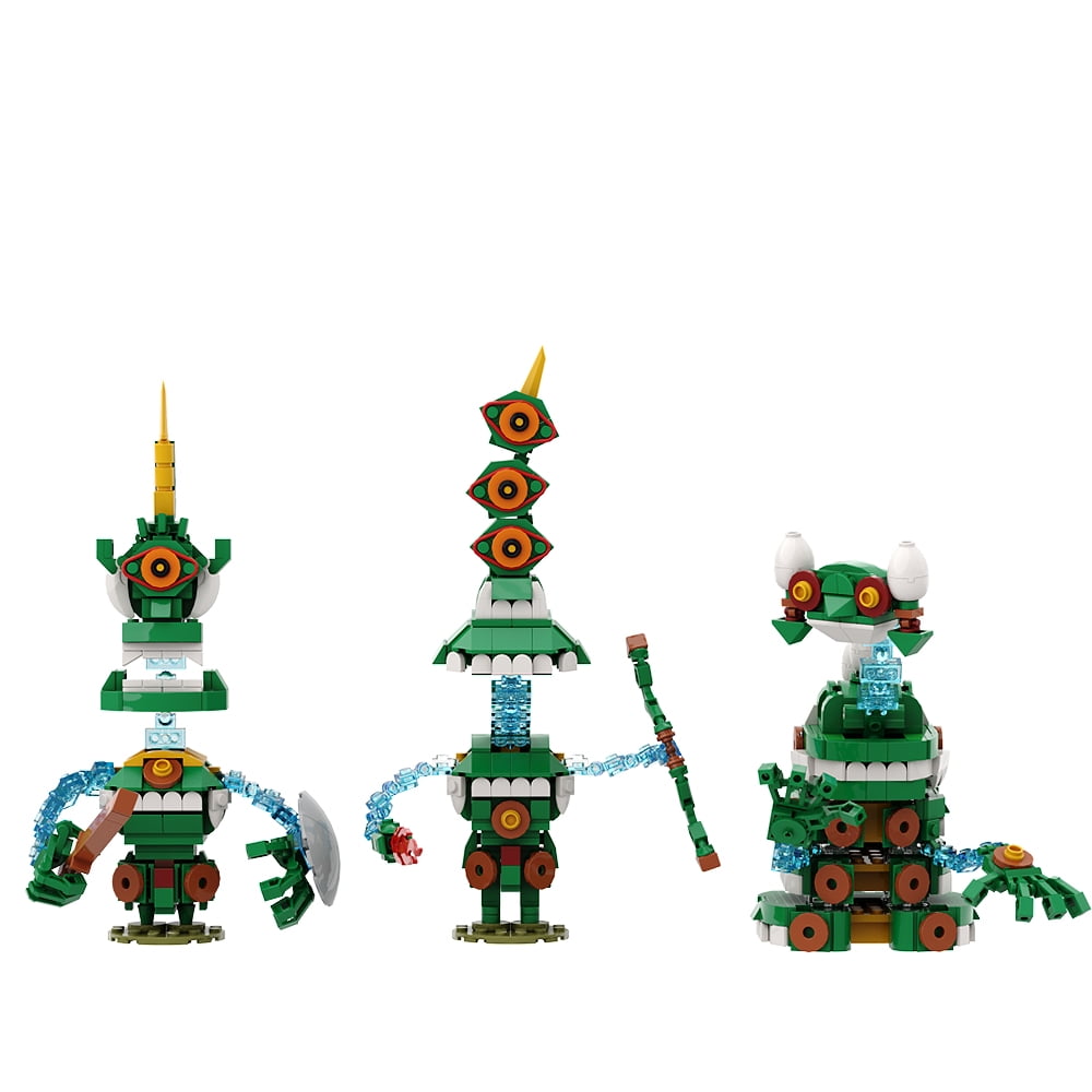 Gobricks MOC Zeldaing Wild Breath Demon Guard Shield Soldier Bricks ...