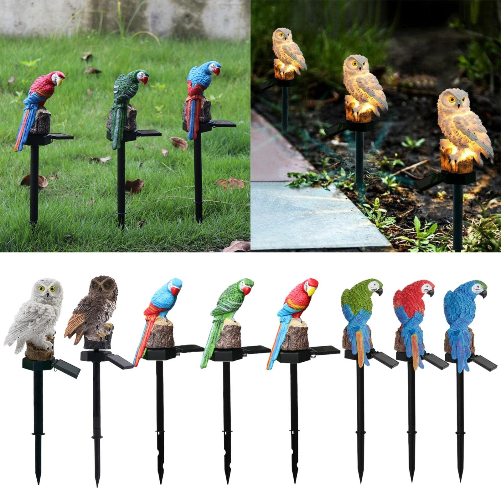 Gobwell Clearance Deal! Solar Powered Outdoor Lights Courtyard Lamp ...