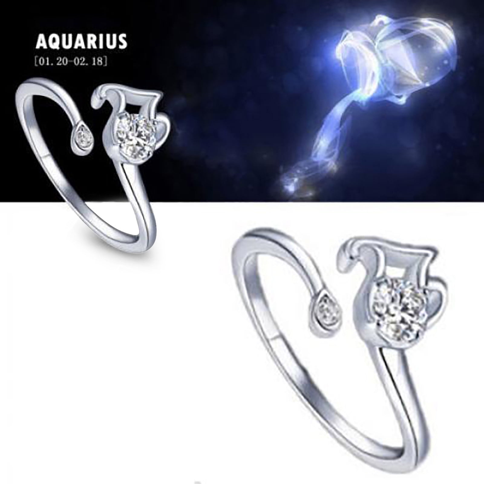 Gobwell anillos Expandable Constellations Finger Rings Jewelry ...