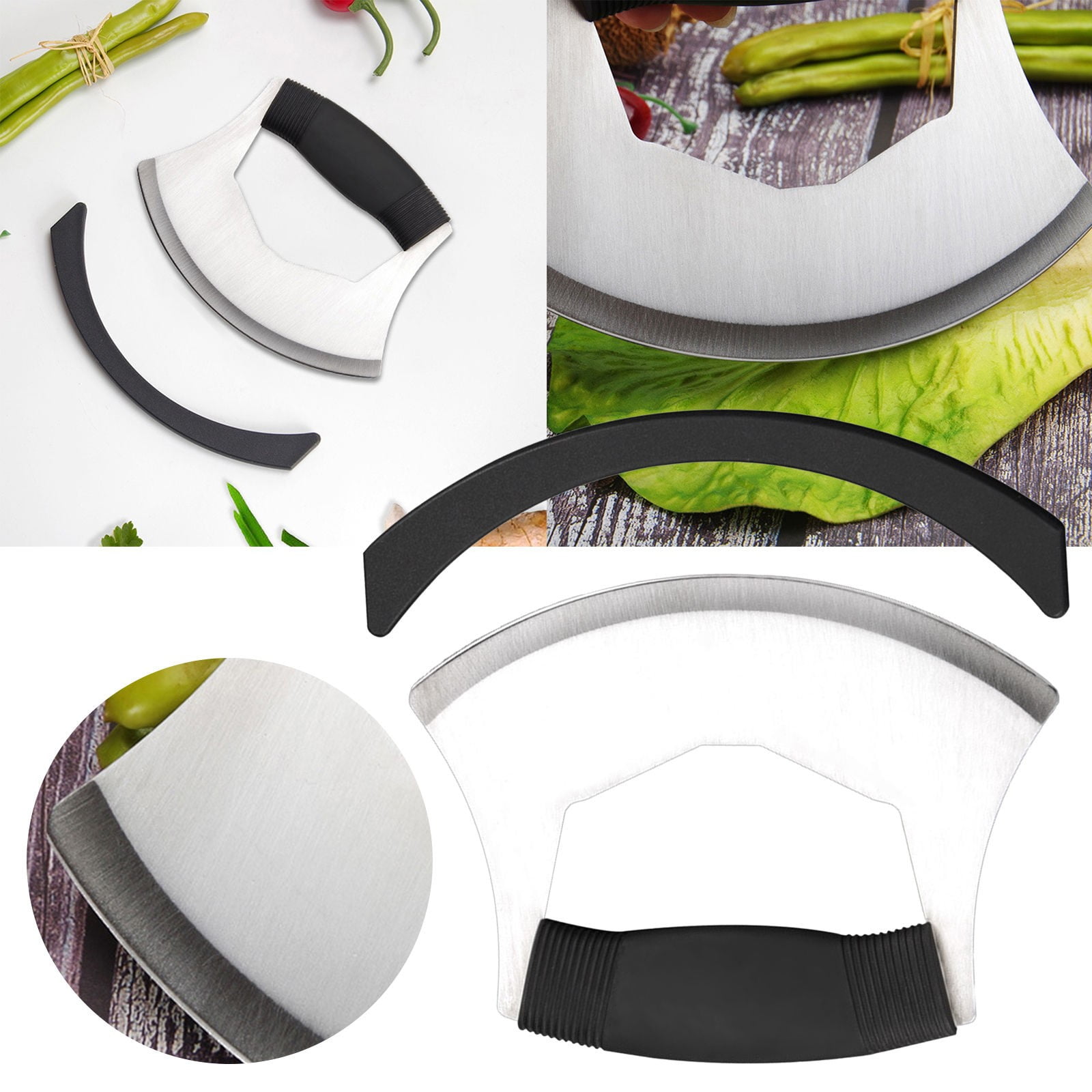 Gobwell french fry cutter Stainless Steel Single Pizza Cutter Chef Cut ...