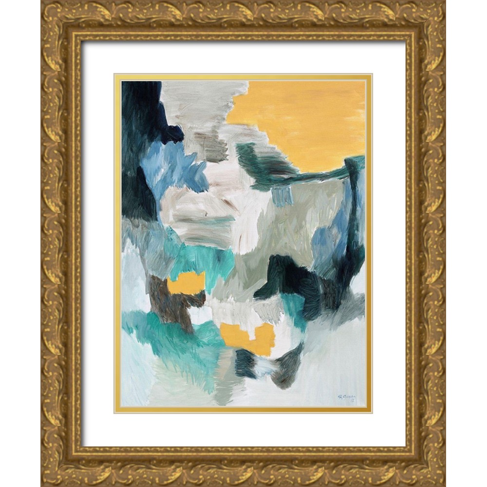 Gocan, Simona 19x24 Gold Ornate Wood Framed with Double Matting Museum ...