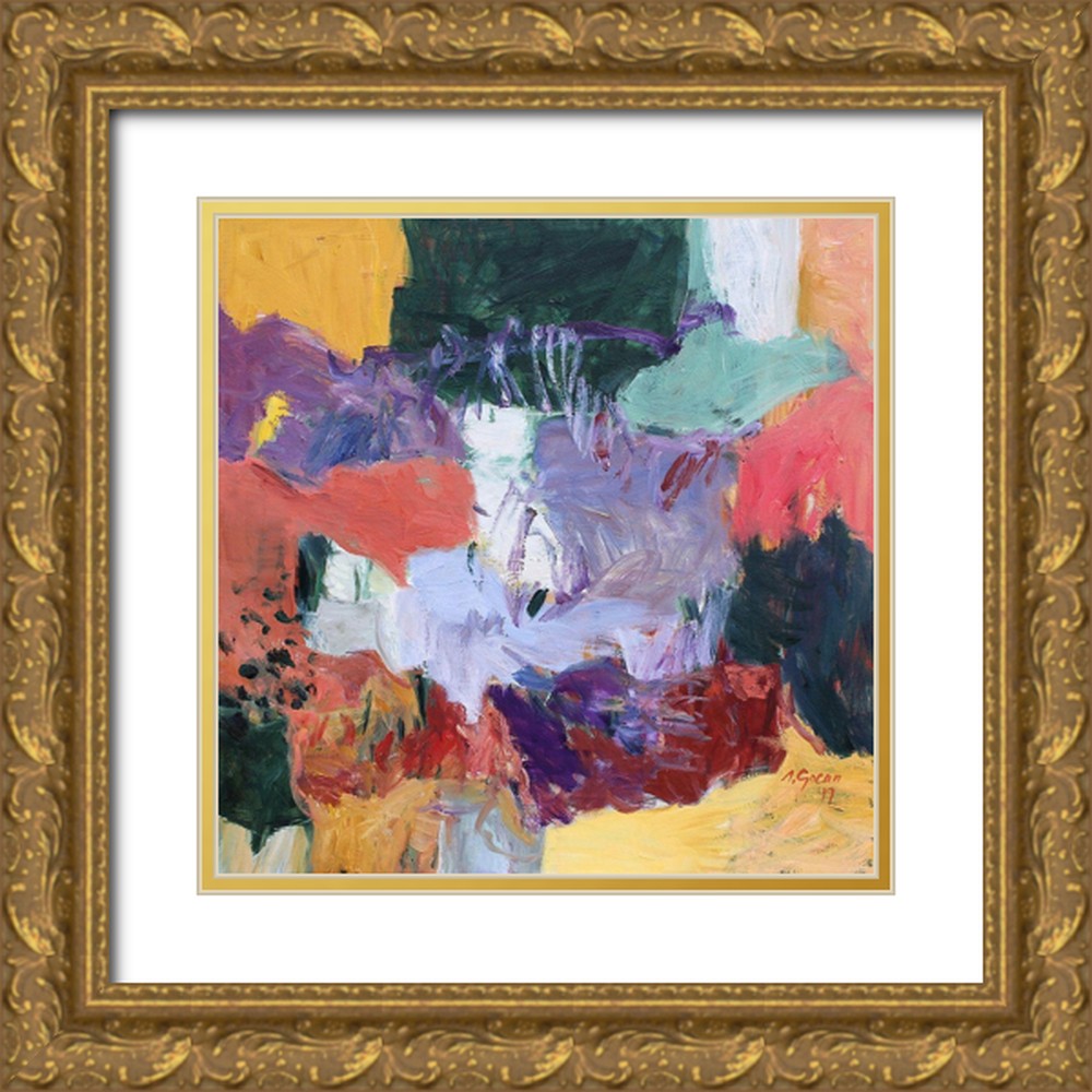 Gocan, Simona 20x20 Gold Ornate Wood Framed with Double Matting Museum ...