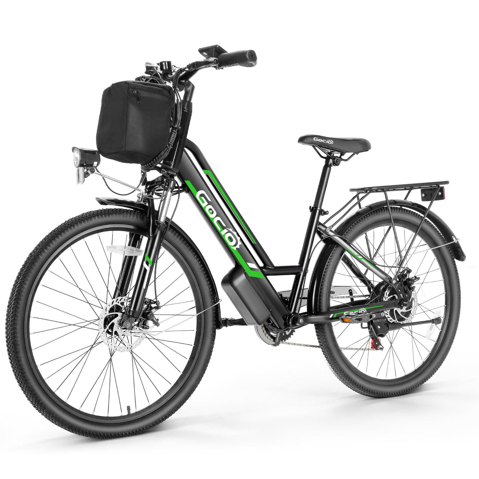 Gocio 500W 26" Electric Bike 48V Removable Battery Electric Bicycle for ...
