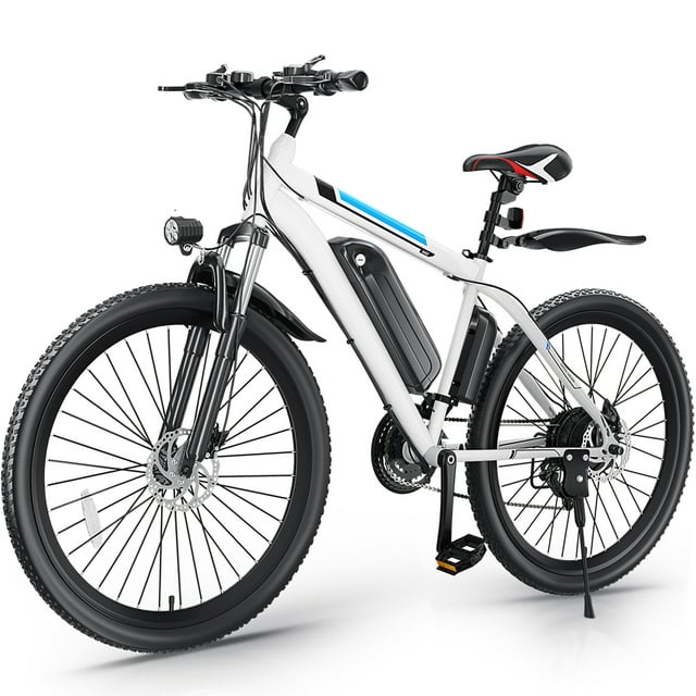 Gocio 500W Electric Bike 26" Electric Bicycle for Adults with Cruise Control System Ebike ...