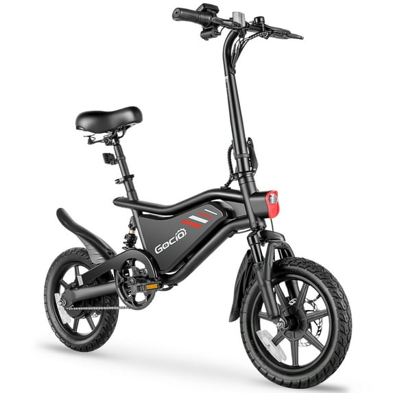 Gocio Adult Foldable Electric Bicycle, 14" Ebike With 550W Peak Power ...