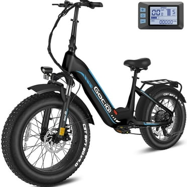 Aostirmotor Folding Electric Bike 20 inch Fat Tire , with 750W Motor, 48V 12.5AH Removable ...
