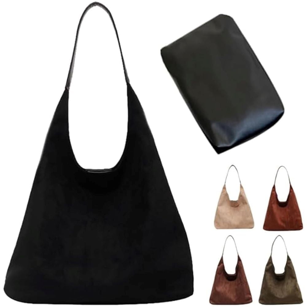 Gocvo Purses and Handbags for Women, Slouchy Bag with Retro Faux ...