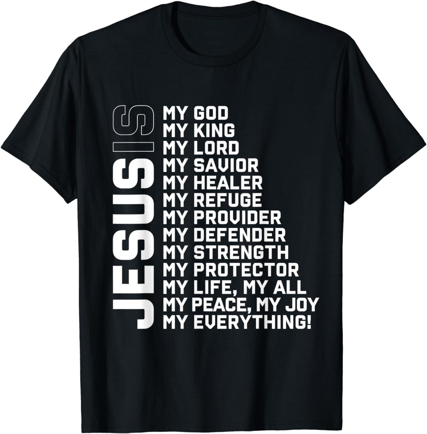 God Believer Gift Jesus Christian Lord Jesus Definition T-Shirt ...