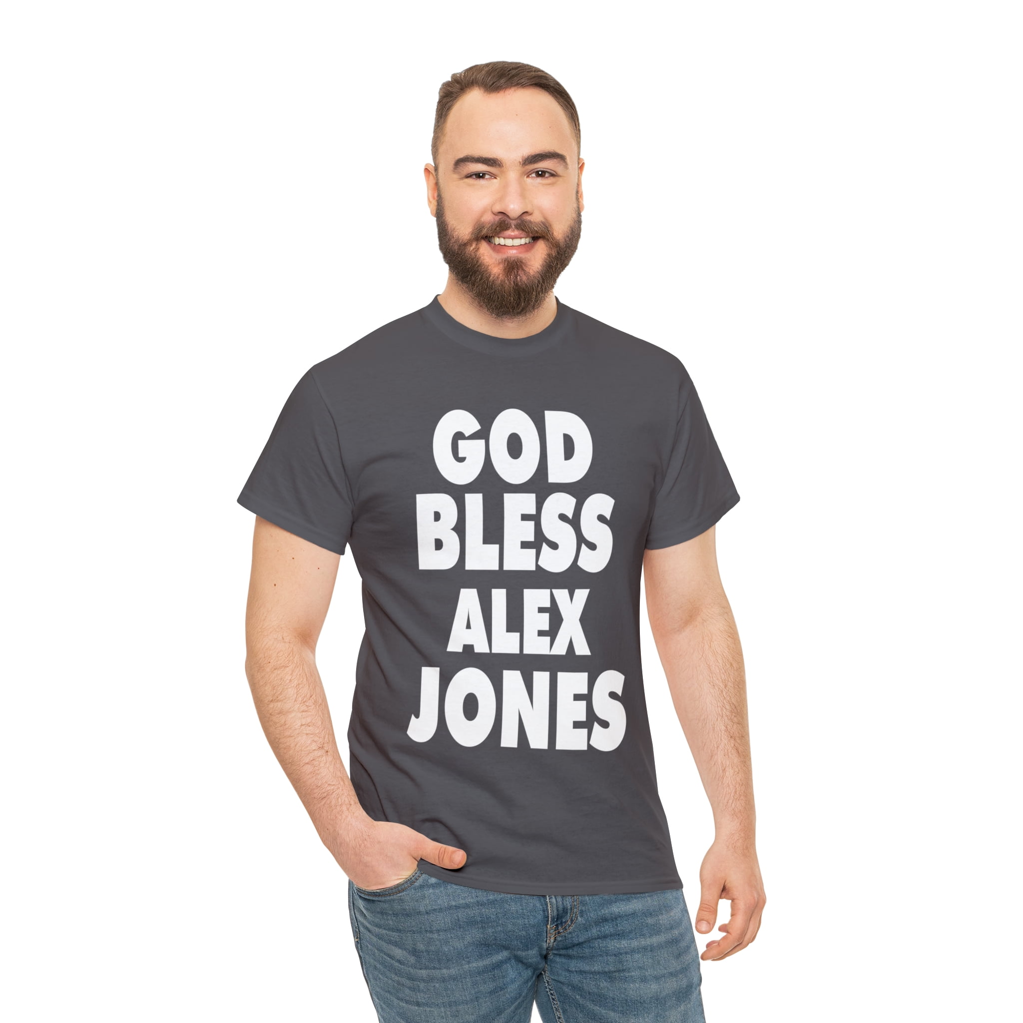 God Bless Alex Jones Short Sleeve Tee - Walmart.com