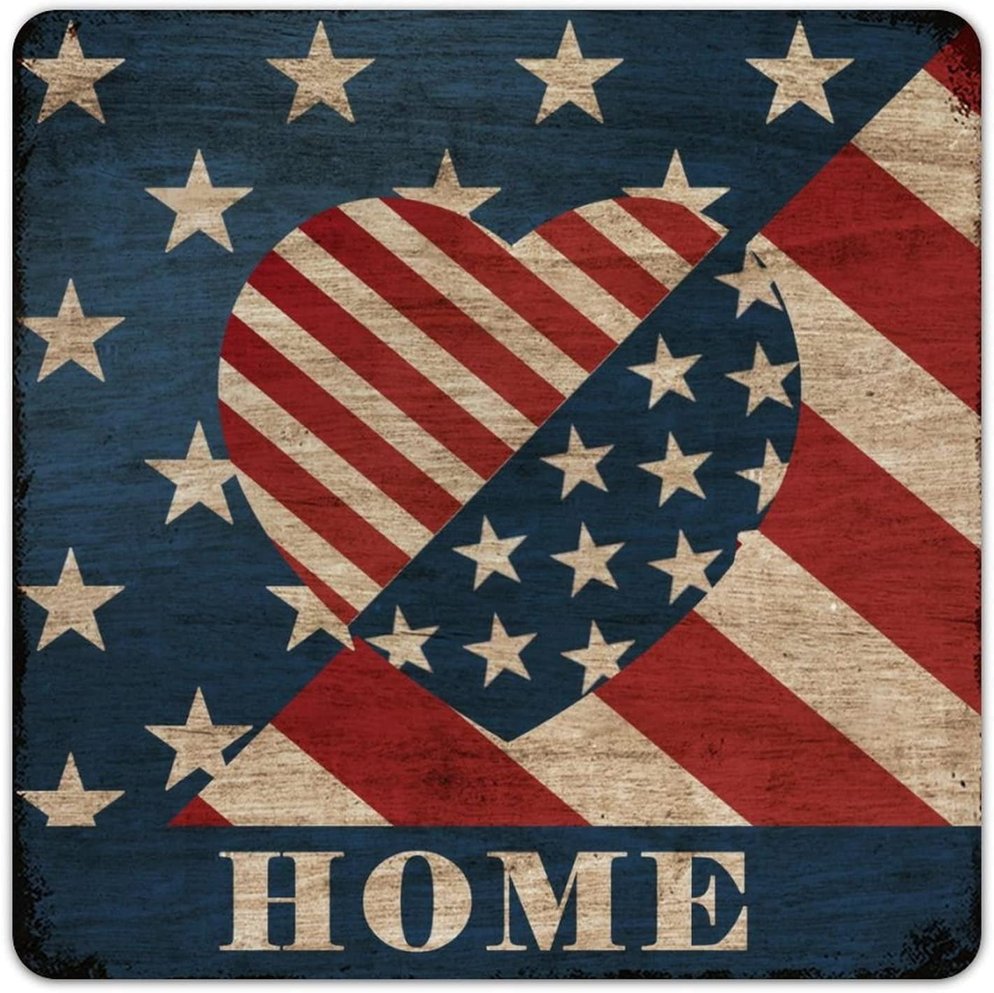 God Bless America Metal Sign Independence Day Memorial Day Metal Tin ...