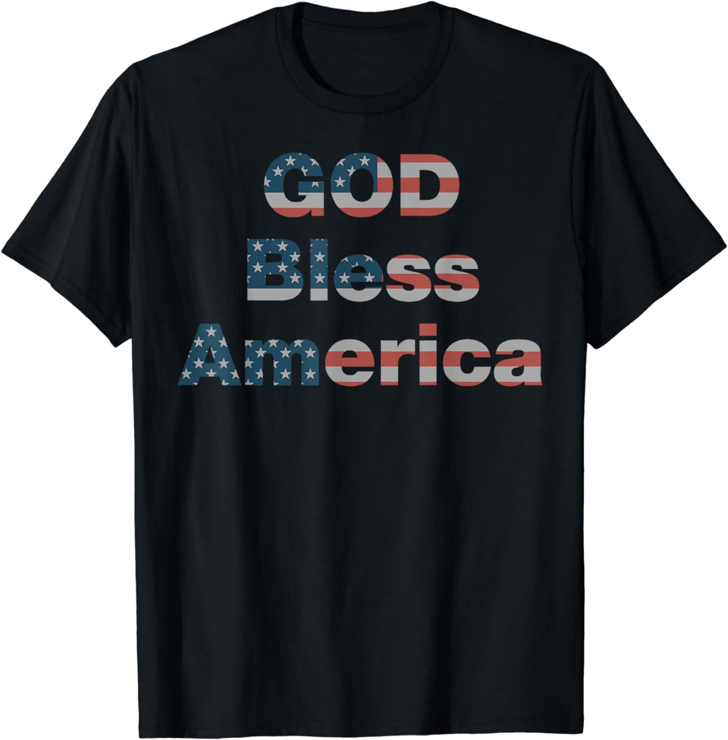God Bless America Vintage US Flag Happy 4th Of July T-Shirt - Walmart.com