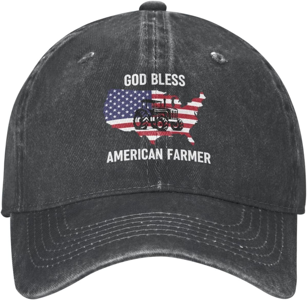 God Bless American Farmer Hat America Needs Farmers Hat Hat Men ...