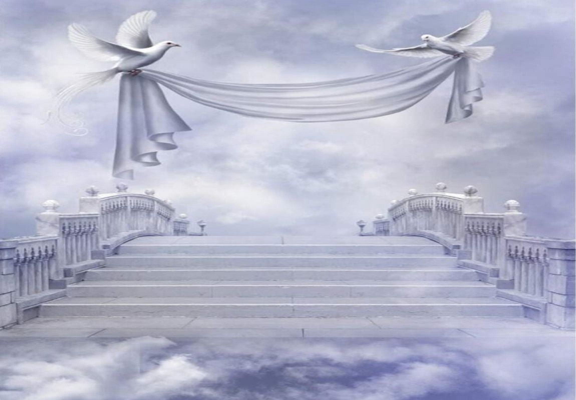 God Bless Baptism Photography Backdrop Board Floral Background Custom Birthday ration Backdrops ...