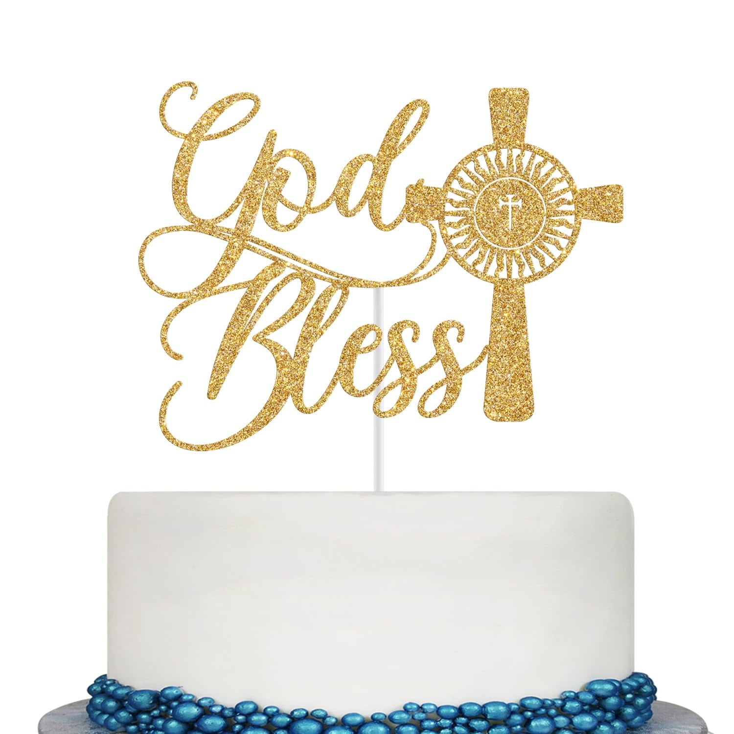 God Bless Cake Topper, Blessing Confirmation, RST1 First Communion ...