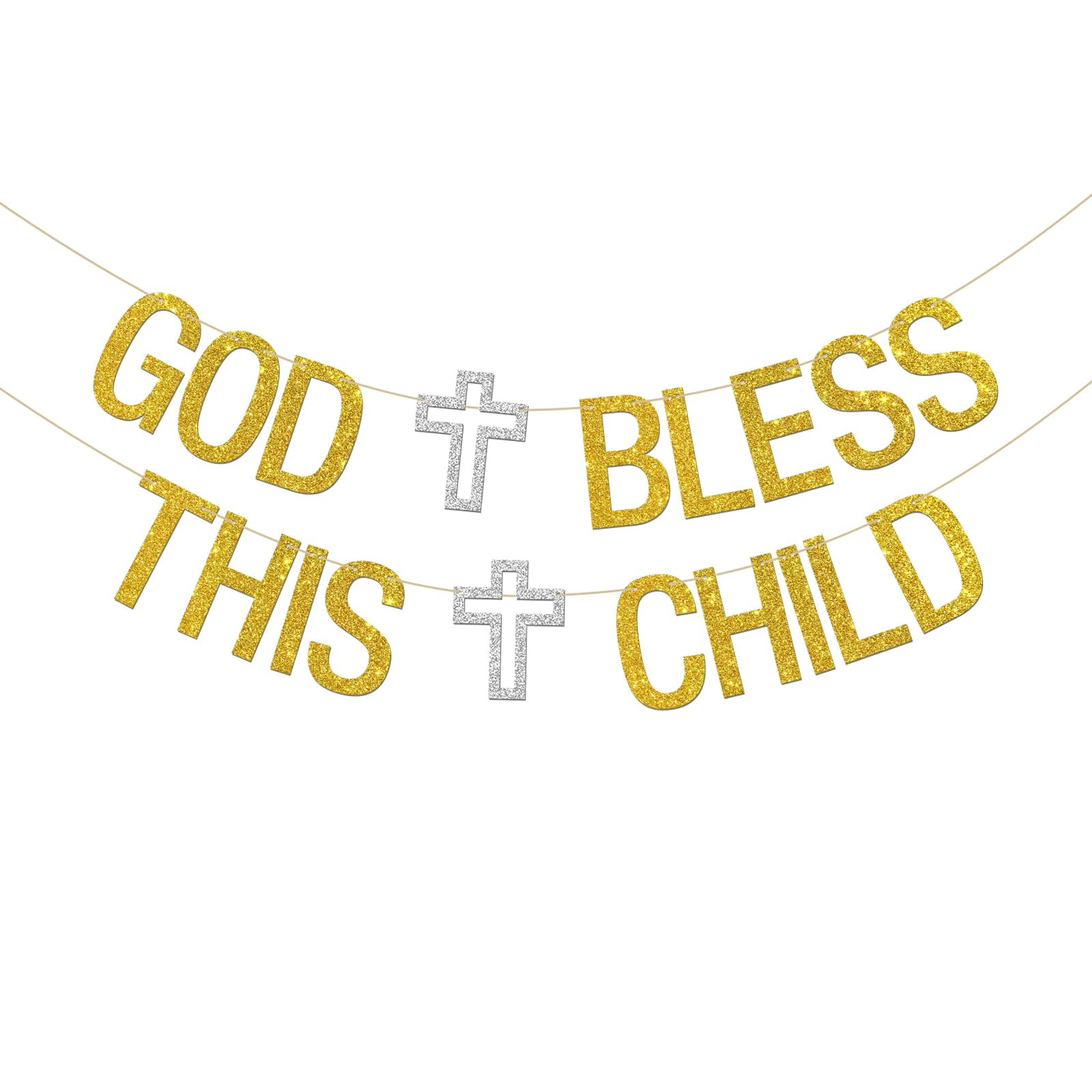 God Bless This Child DHF10 Banner, First Holy Communion Party Hanging ...